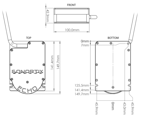 Sonoptix ECHO マルチビームイメージングソナー - 水中ドローンとUSV（水上ドローン）の開発・修理・販売｜全国対応の株式会社チック